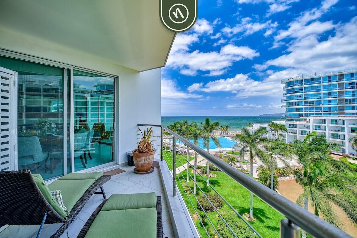 Condo, várias camas, sacada, vista para o oceano (Aria Ocean T1 515) | Vista do quarto