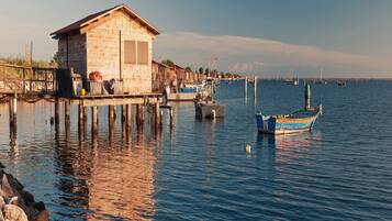 Apartamento, 2 quartos, varanda, vista para o jardim | Fachada