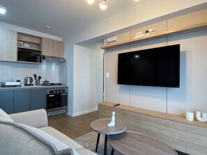 Apartamento Familiar | Sala | Smart TV, piso aquecido 