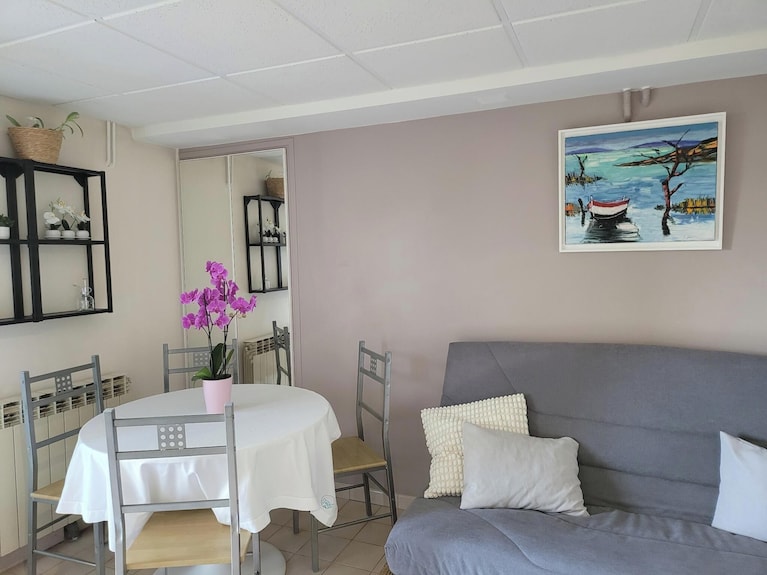 Charmant Appartement 35 M2 Avec Terrasse Et Jardin - Maffliers