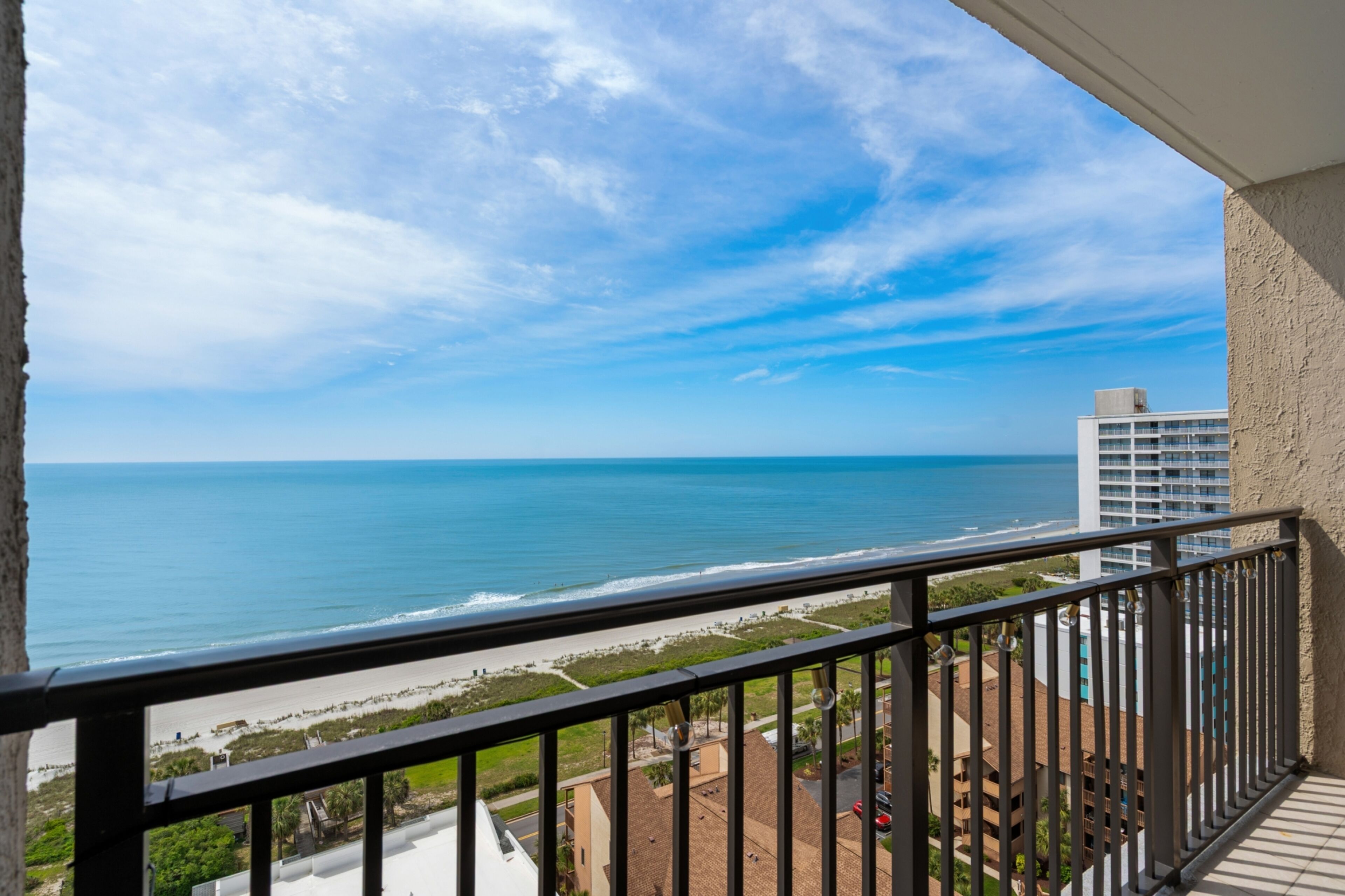 Apartamento Signature em Condomínio Fechado, 1 quarto, varanda, vista para o oceano | Varanda