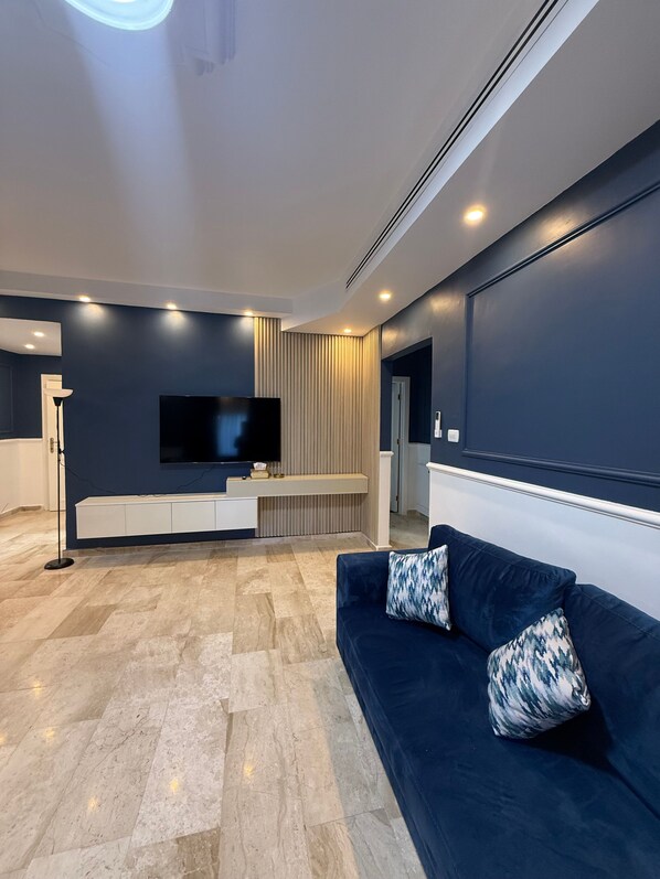 Apartamento, 3 quartos, acessível, para fumantes | Sala de estar