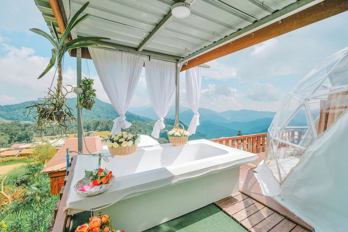 Tenda Deluxe, vista para a montanha | Vista para a montanha