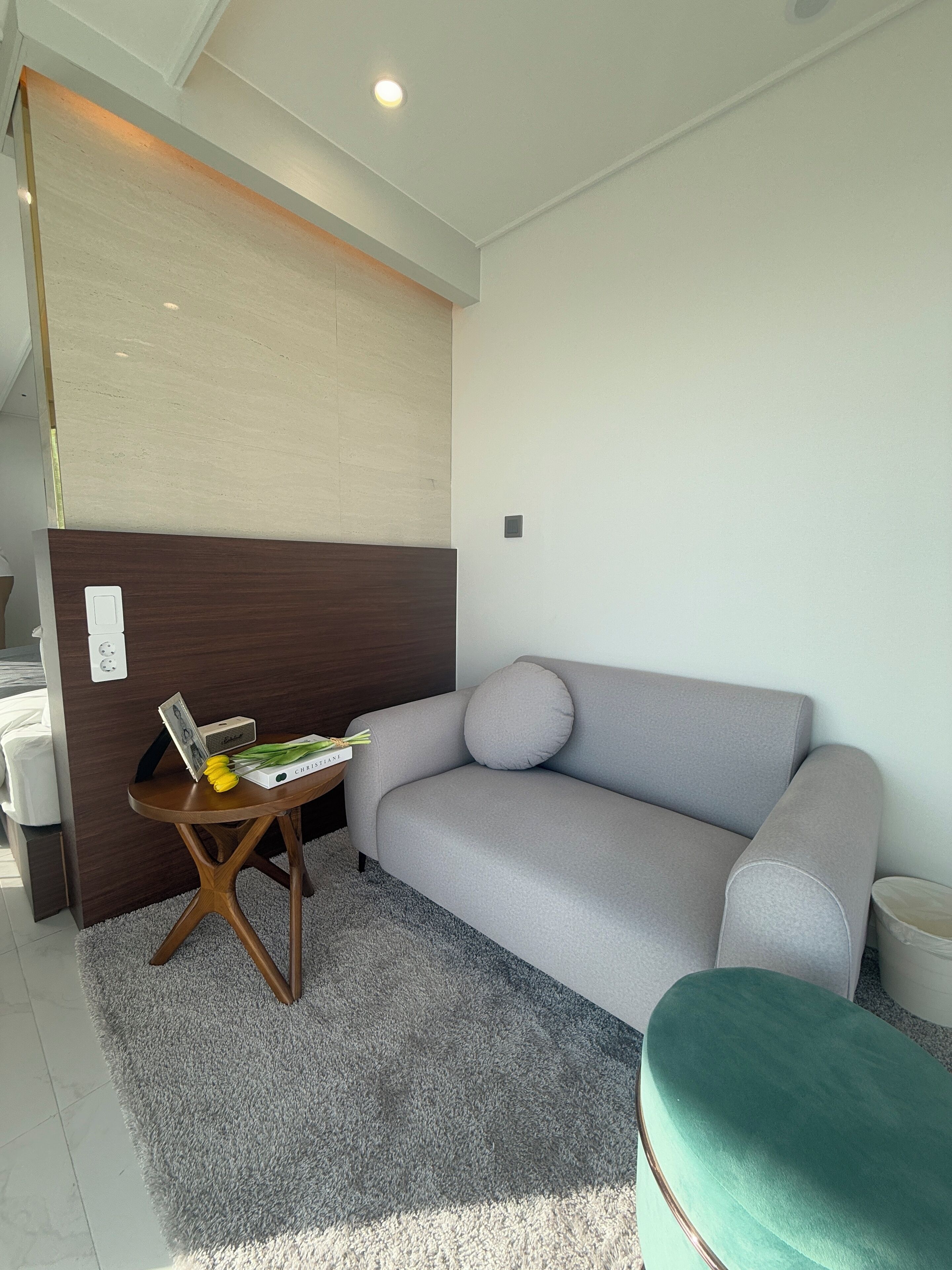 Ocean view Double Room | Área de estar | TV 50 cm com canais digitais