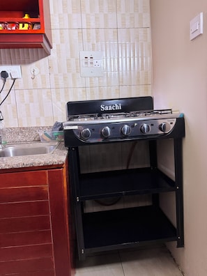 Estúdio luxo, sacada, vista para a cidade | Cozinha privada