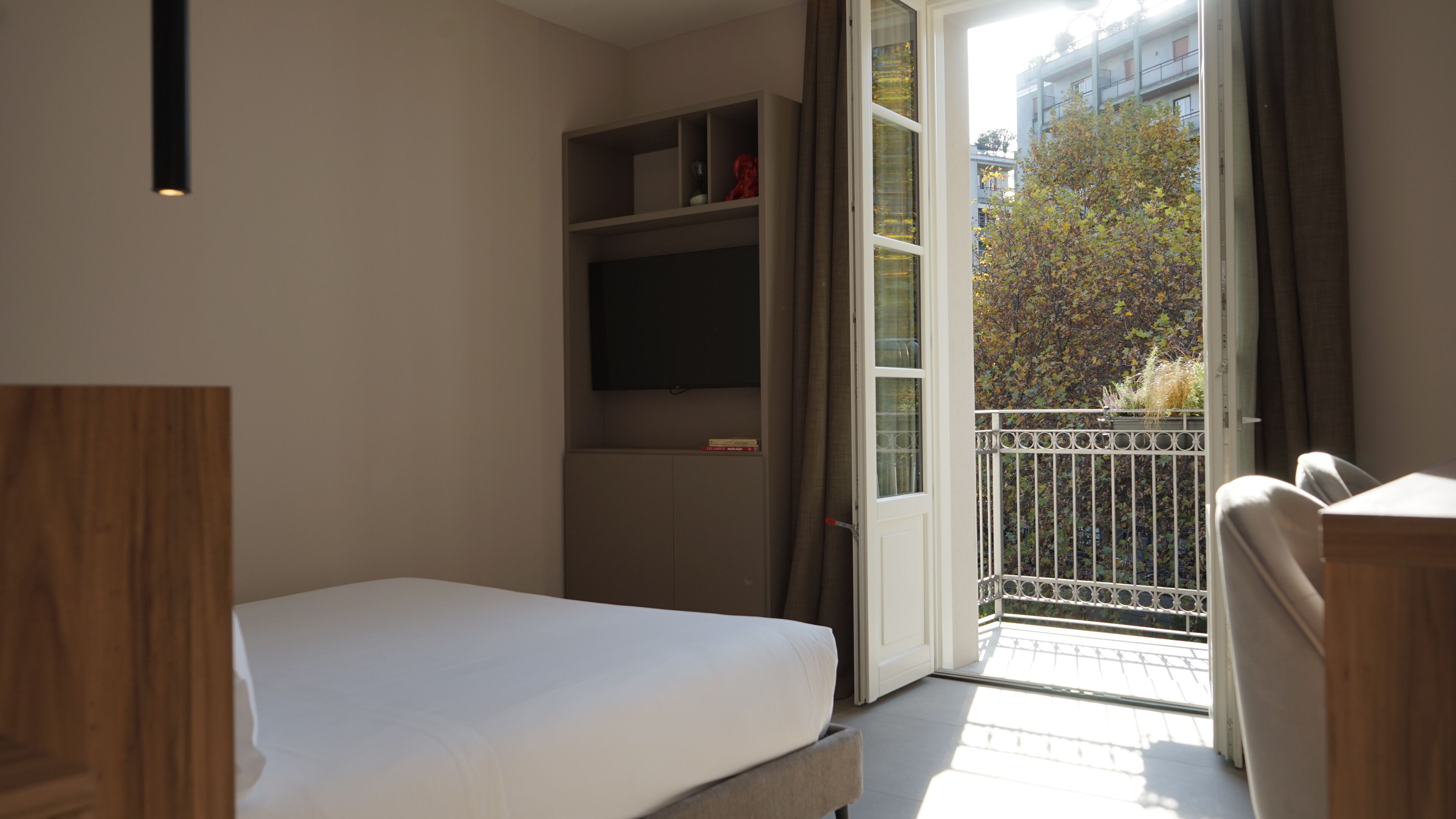 Estúdio, sacada, vista para a cidade | Terraço/pátio