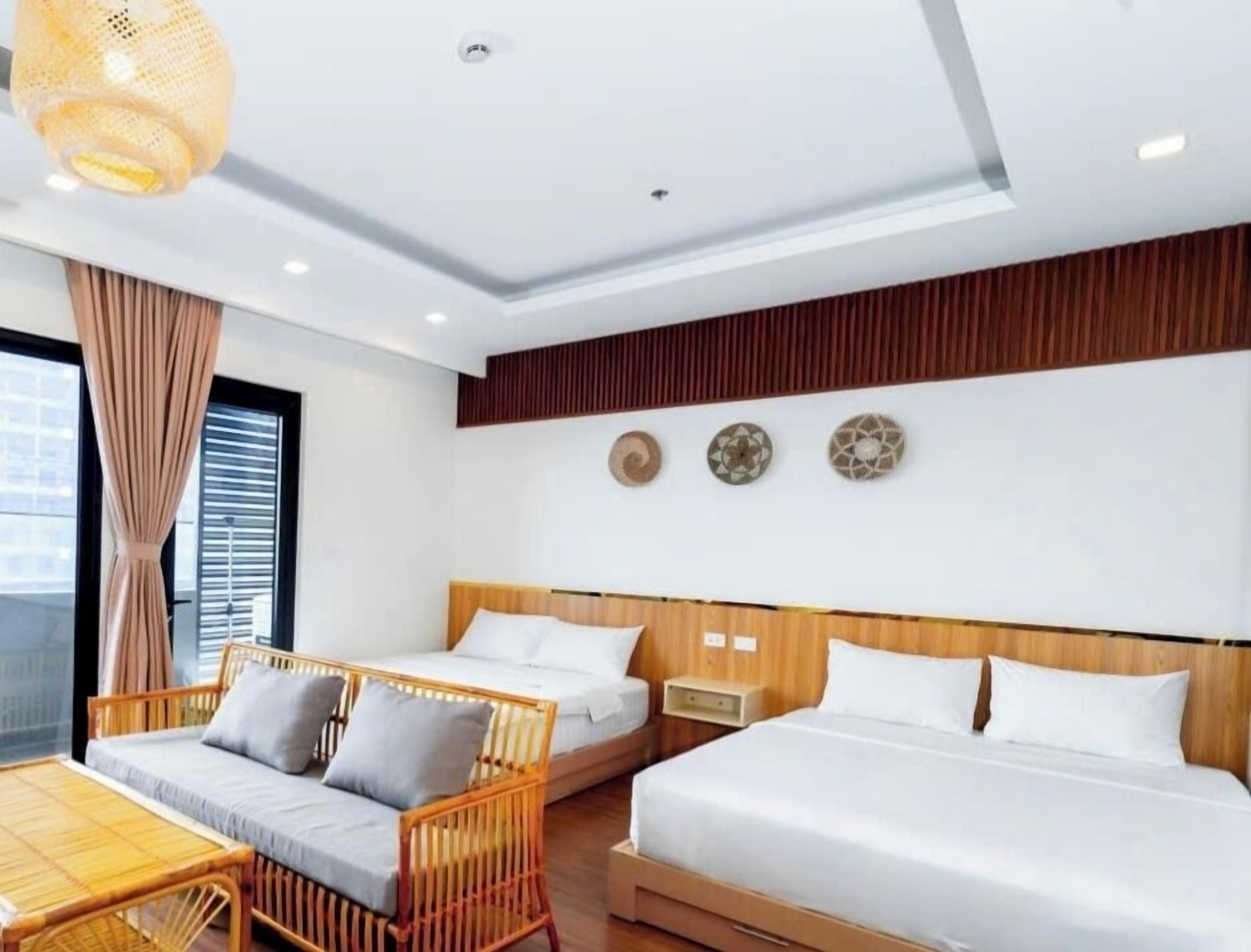 Estúdio básico, sacada, vista para a praia | Roupas de cama premium, individualmente mobiliados, escrivaninha