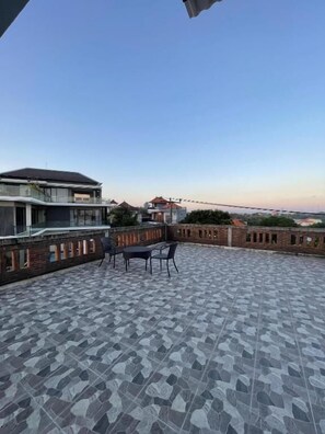 Terraço no piso superior