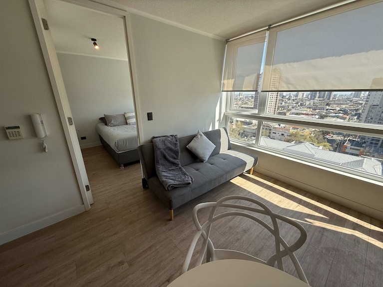 Stunning View: Cozy 1br Apartment For 3 In ñUñoa - Providencia