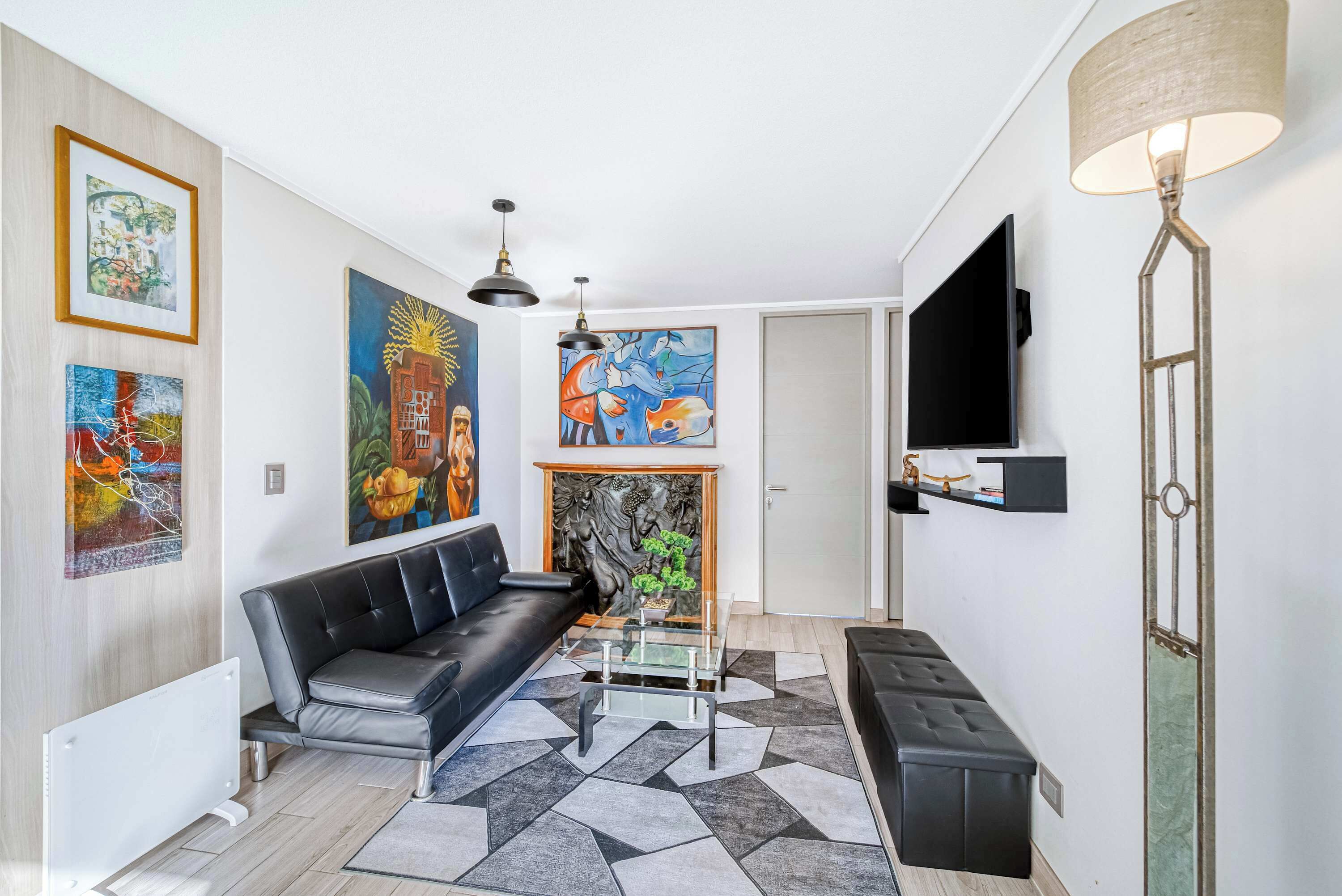 City Retreat - 2d - Wifi & Parking In Barrio Italia - El Bosque, Chile