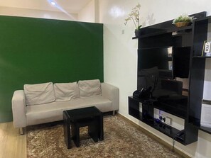 Apartamento de Luxo, varanda, Vista para a cidade | Sala de estar
