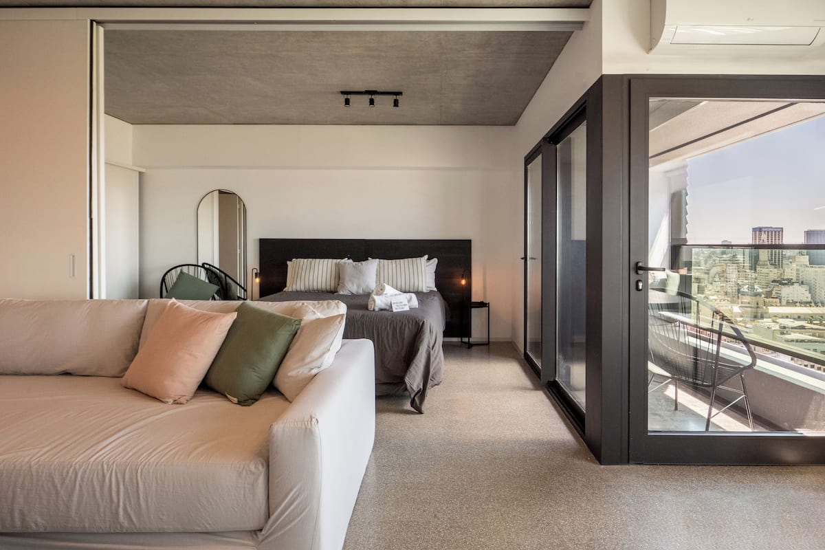 Apartamento (Plus) | Cofres nos quartos, Wi-Fi de cortesia, roupa de cama