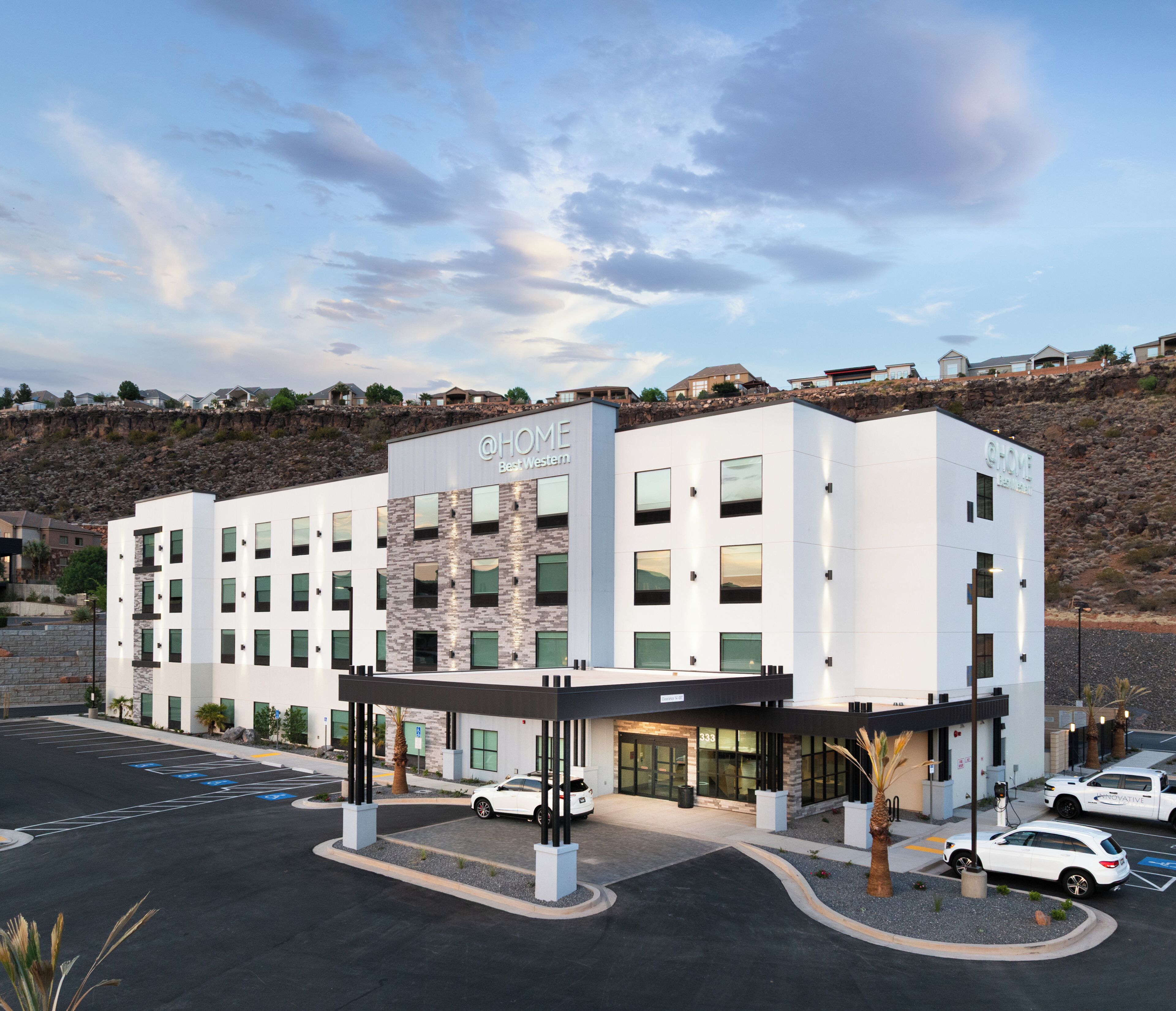 Fachada da propriedade