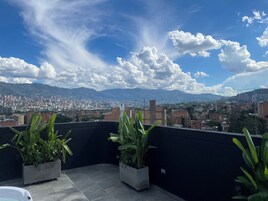 Vista para a cidade desde o alojamento