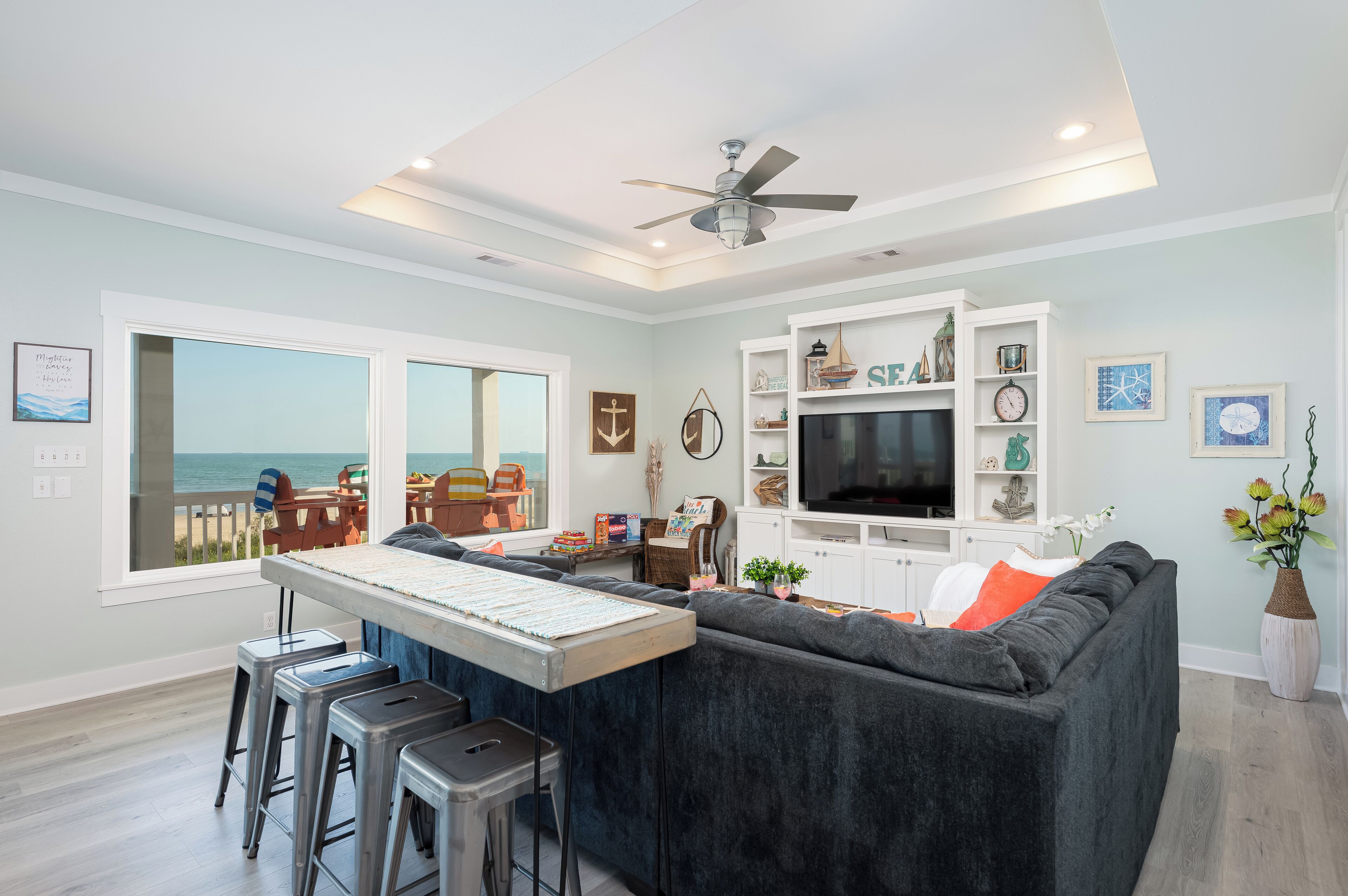 Gorgeous Beachfront | Sleeps 14 | Tikibar | Pingpong & More - クリスタル・ビーチ, TX