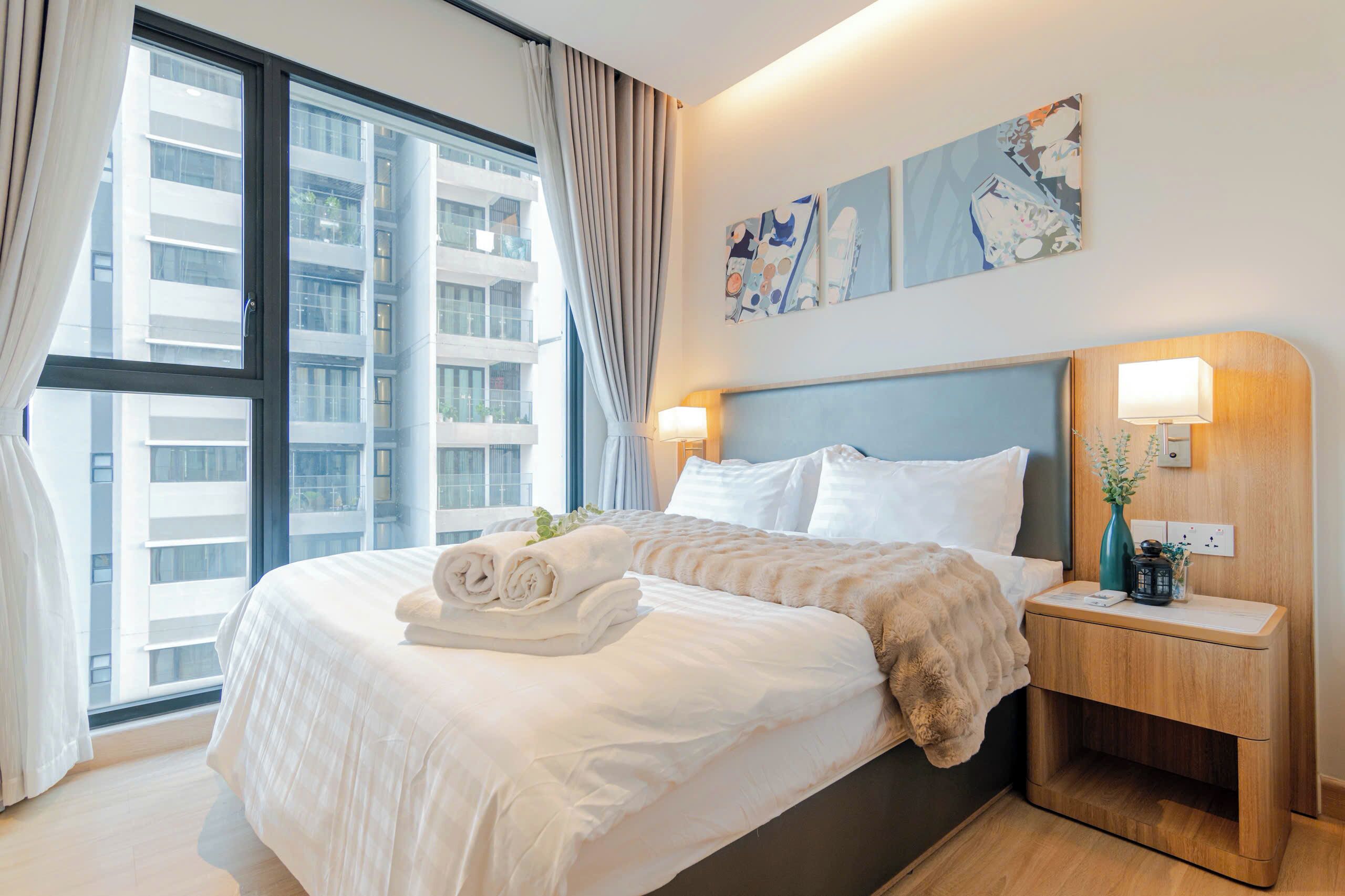 Zenity Apartment 3BR Suite with City View | Roupa de alta qualidade, camas de colchão viscoelástico, minibar 