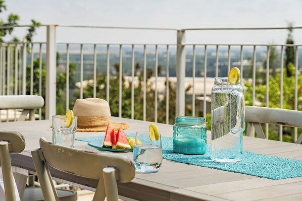 Villa, vista para o mar | Varanda