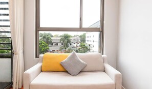 Apartamento, 1 quarto | Sala de estar