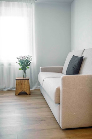 Apartamento Deluxe | Sala de estar