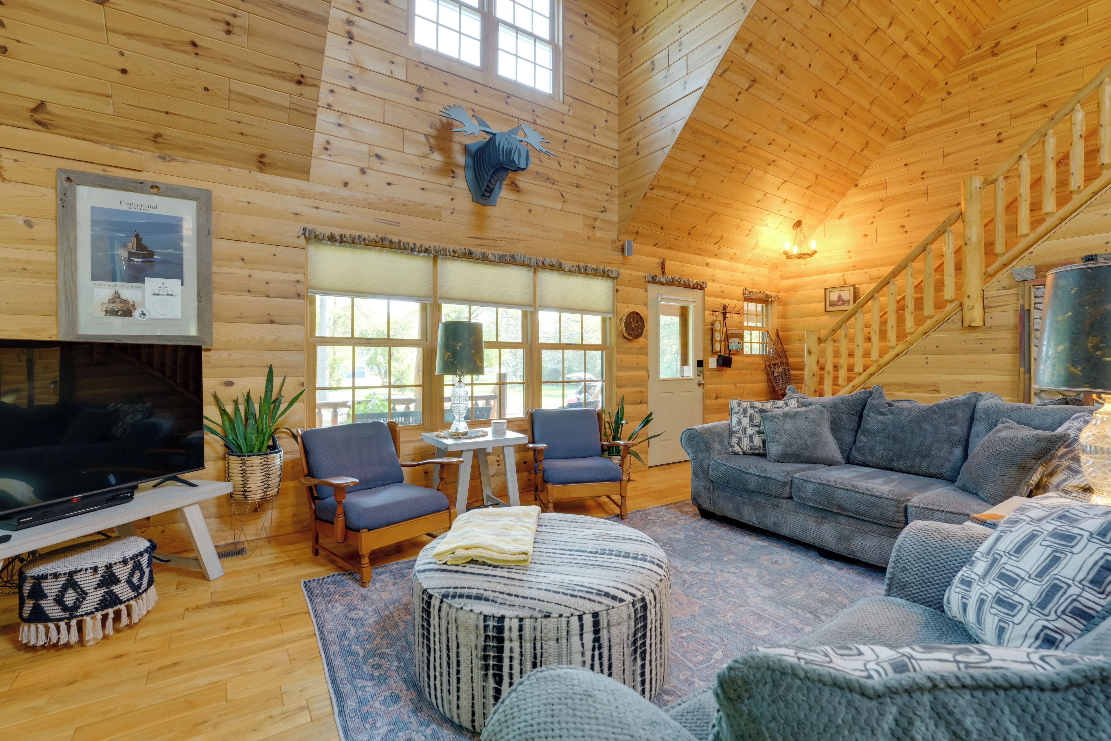 1 Mi To Public Beach: Port Austin Cabin W/ Hot Tub - Port Austin, MI