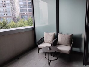 Quarto Twin Executivo | Terraço/pátio interior