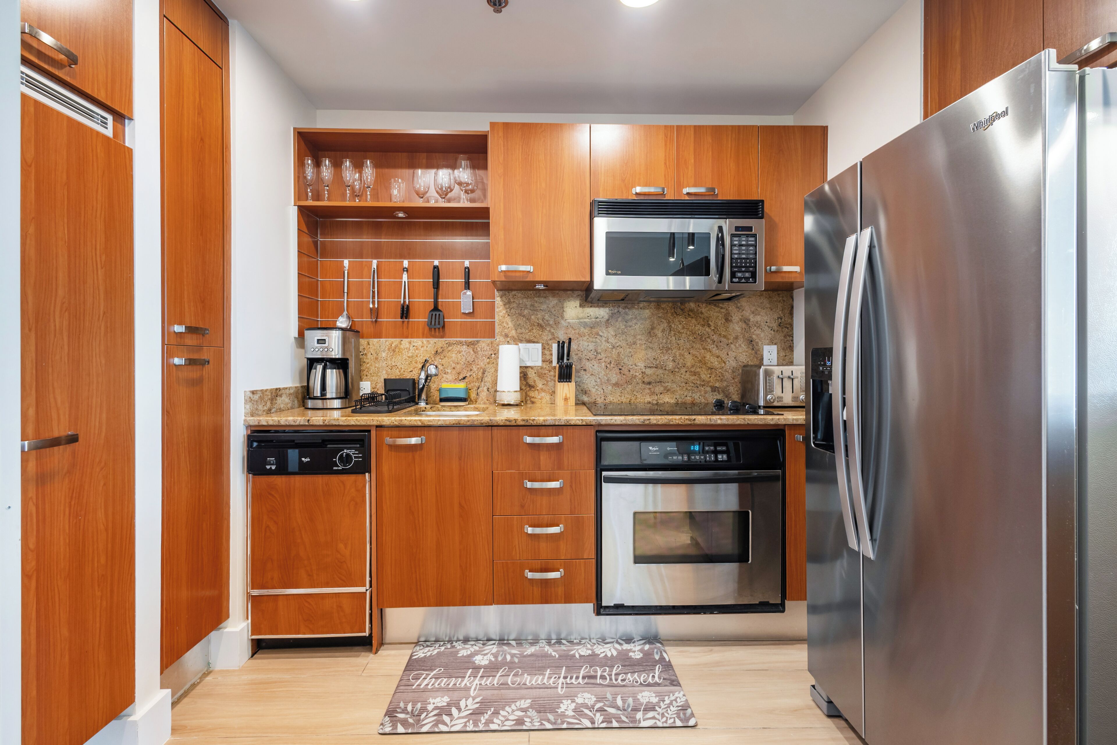 Apartamento Deluxe, Vista para a cidade | Cozinha privada