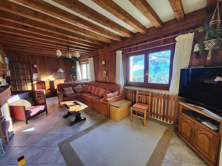 Chalet, à 300m Des Pistes De Ski, 3ème éTage, Terrasse, Cheminée Ou Poêle à Bois, Télévision, 205m² - Montgenèvre
