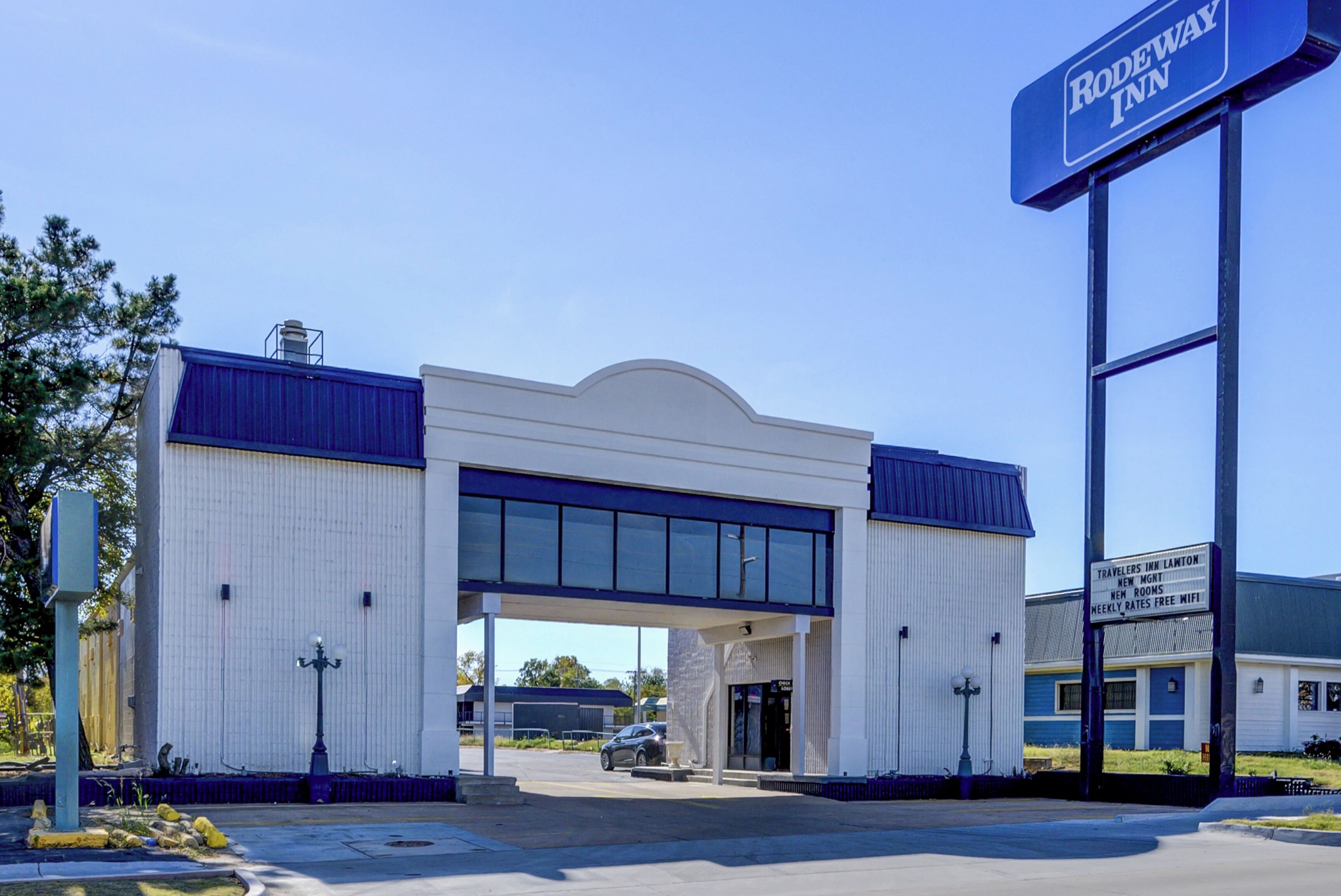 Entrada do alojamento