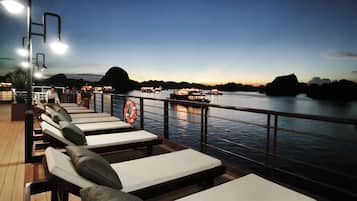 Espaço exterior para banquetes