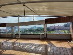 Terraço no piso superior