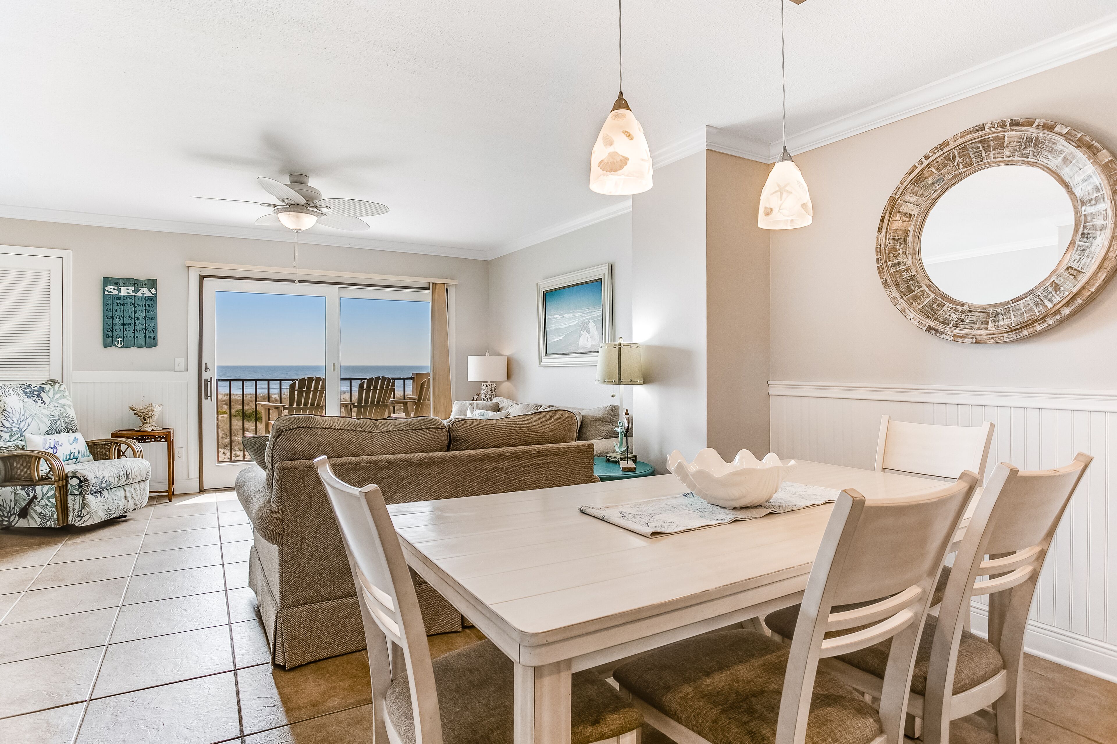 Family-friendly Beach Escape W/ Water Views, Shared Pool, Private Balcony & Wifi - American Beach, FL