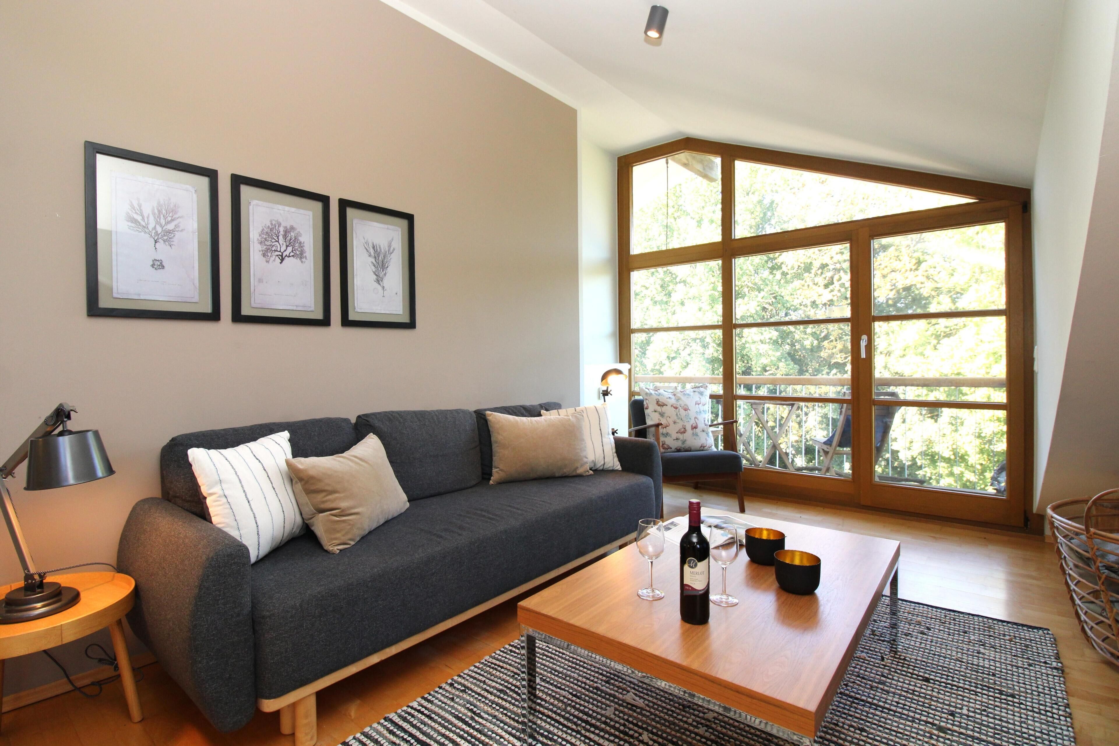 Apartment Complex Am Grün / Apartment 25: Modern 2-room Apartment With 2 Balconies - Wittenbeck