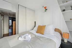 Apartamento Cidade, 1 cama de casal, não fumadores, Vista para a cidade | Ferro/tábua de engomar, Wi-fi grátis 