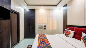 Lençóis de algodão egípcio, roupa de alta qualidade, cofre no quarto