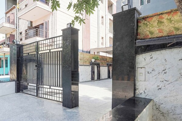 Entrada do alojamento