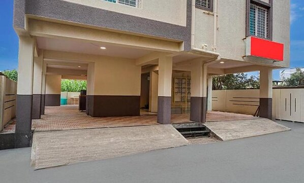 Entrada do alojamento