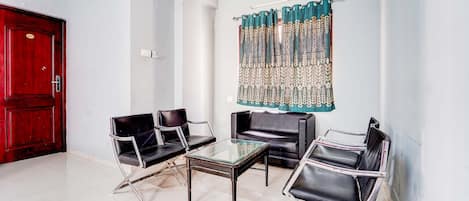 Área de estar no saguão