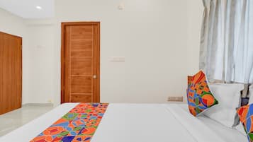 Lençóis de algodão egípcio, roupa de alta qualidade, cofre no quarto