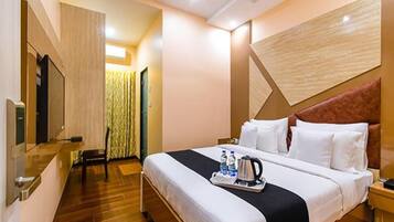 Lençóis de algodão egípcio, roupa de alta qualidade, cofre no quarto