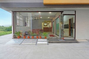 Entrada do alojamento