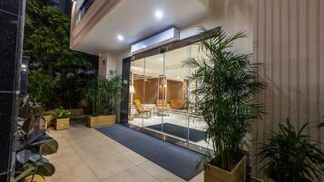 Entrada do alojamento