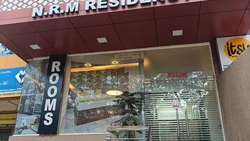 Entrada do alojamento