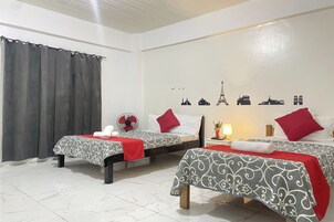 Quarto Duplo | Wi-fi grátis, roupa de cama fornecida 