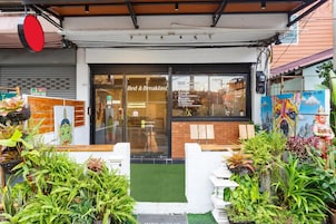 Entrada do alojamento