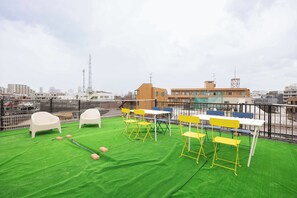 Terraço no piso superior