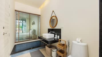 Villa Exclusiva, 3 quartos, vista para a piscina | Casa de banho