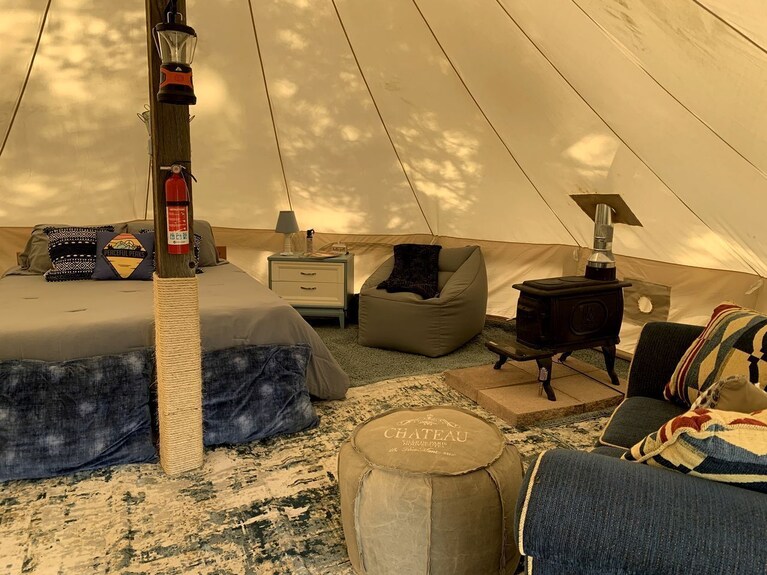 Bell Tent For Four For Dreamy Glamping Escapes In Colorado - Colorado