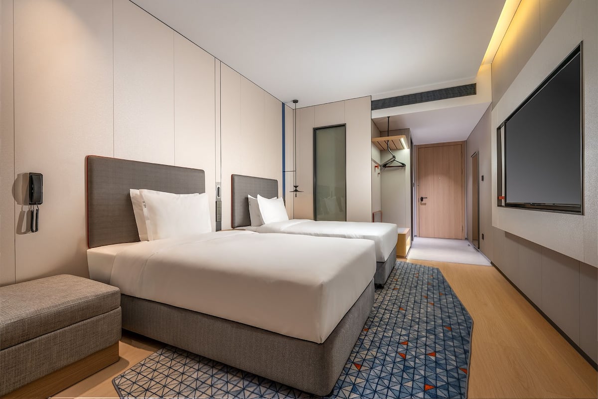 Edredões de penas, secretária