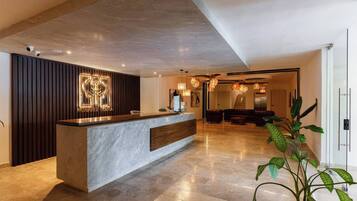 Apartamento, 1 quarto, vista para o jardim | Lobby