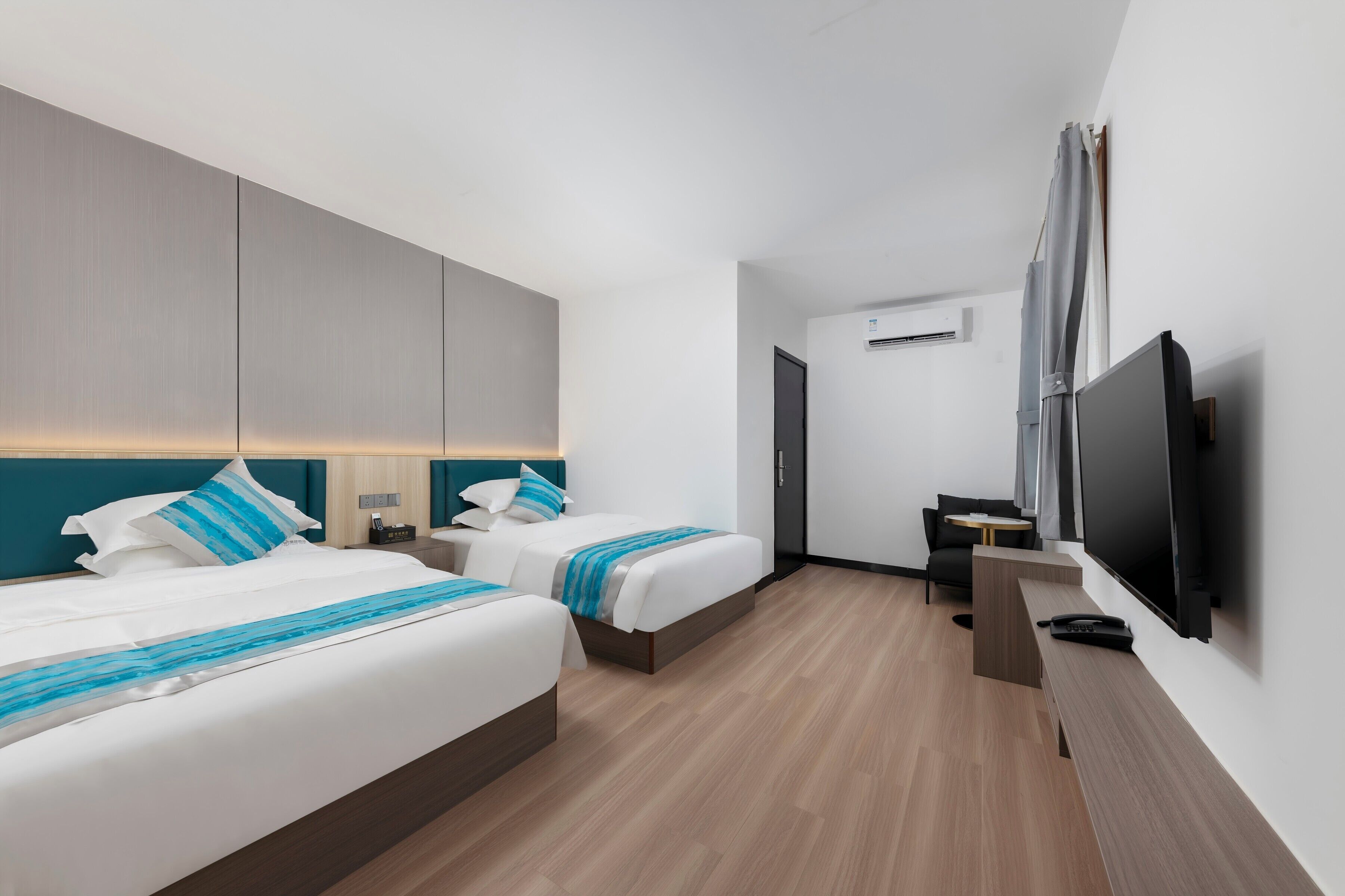 Quarto Twin de Luxo | Wi-fi grátis, roupa de cama fornecida 